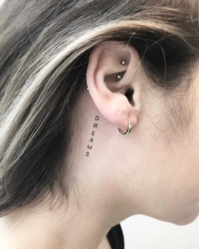 15+ Behind The Ear Tattoo Ideas To Inspire Your Next Ink - Shareme.zone